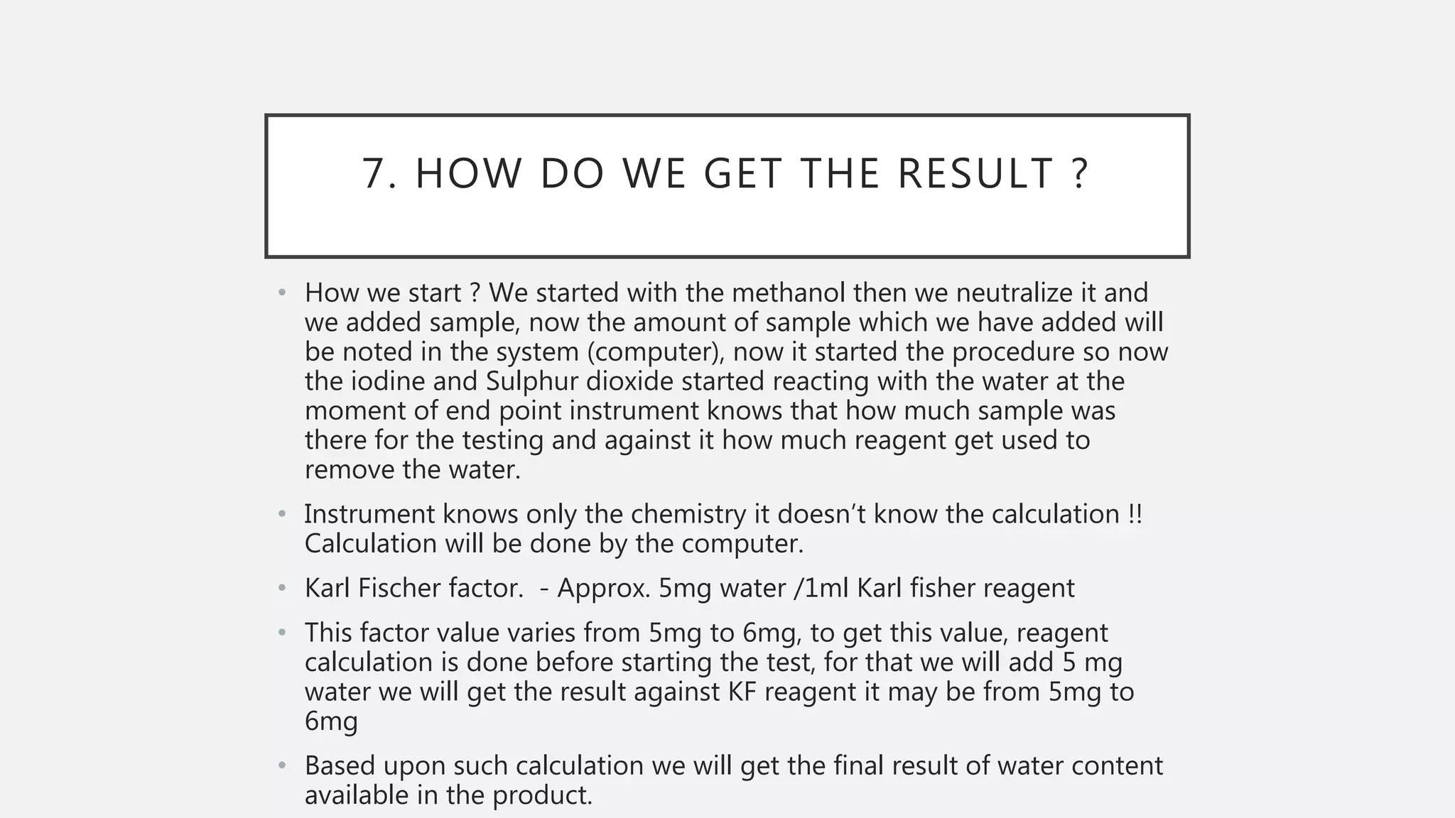 Karl fischer titration | PPTX