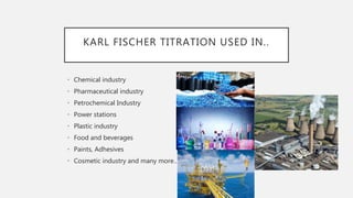 Karl fischer titration | PPTX