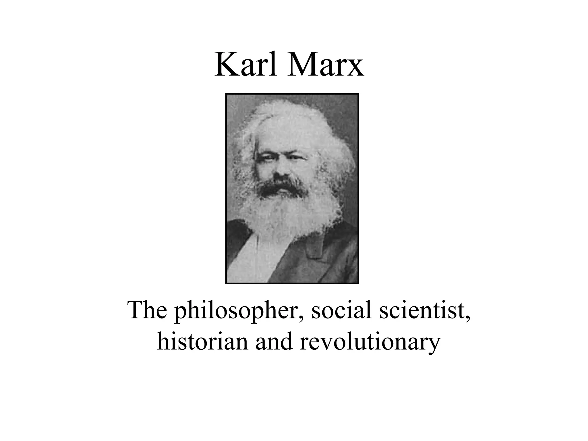 Karl Marx | PPT