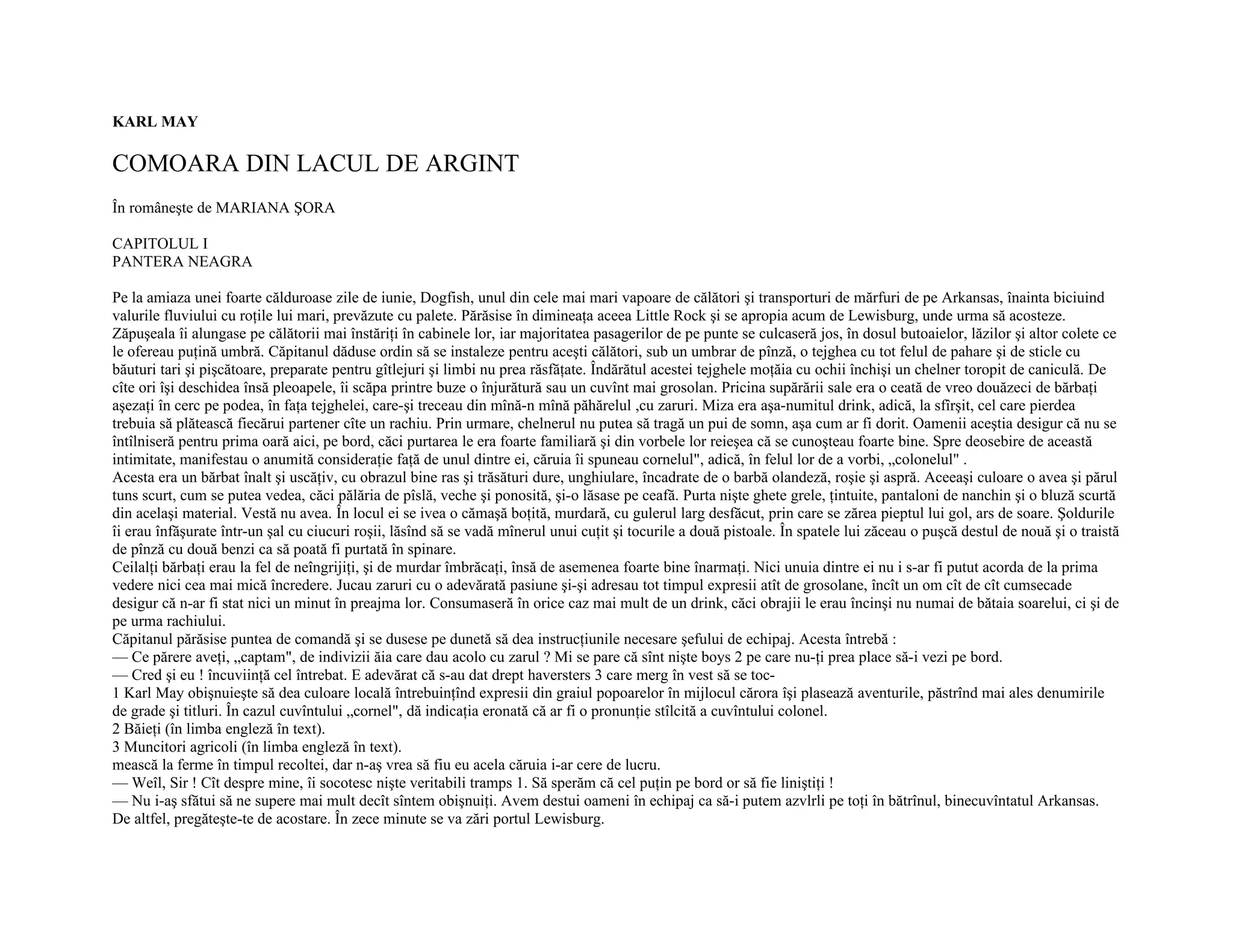 Karl may ... Comoara din lacul de argint | PDF