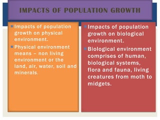 population growth | PPTX