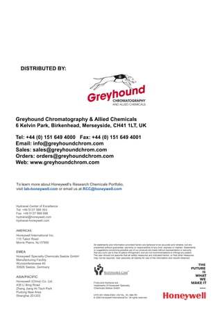 Honeywell Karl Fischer Hydranal For Accurate Results | PPTX