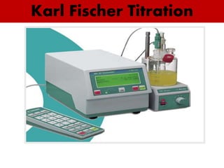 Karl Fischer Titration - Mayur | PPTX