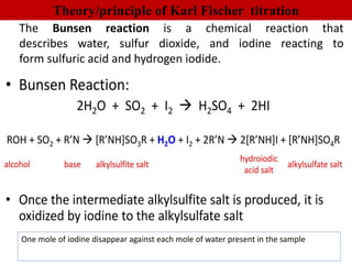 Karl Fischer Titration - Mayur | PPTX | Chemistry | Science