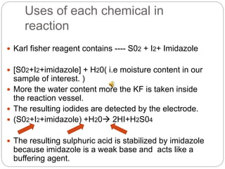 Karl fisher reaction. | PPTX