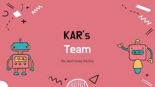 Kar line follwing robot powerpoint presenatation.pptx