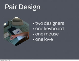 ☯ Pair Design in 4 minutes | PDF