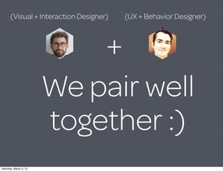 ☯ Pair Design in 4 minutes | PDF