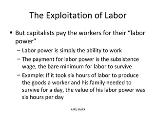 Karl Marx and theory | PPT