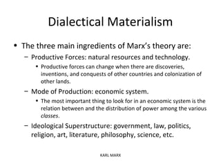 Karl Marx and theory | PPT