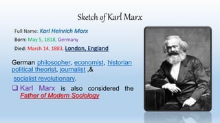 Theory of Society by Karl marx | PPTX