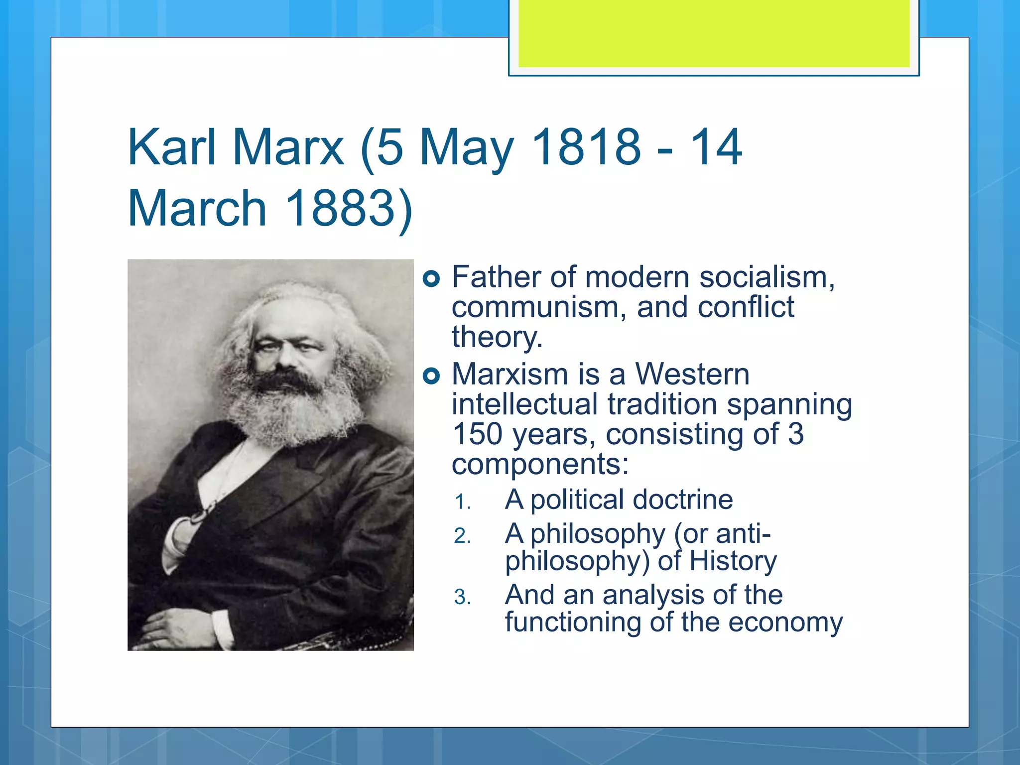 Karl marx | PPTX | Geology | Science
