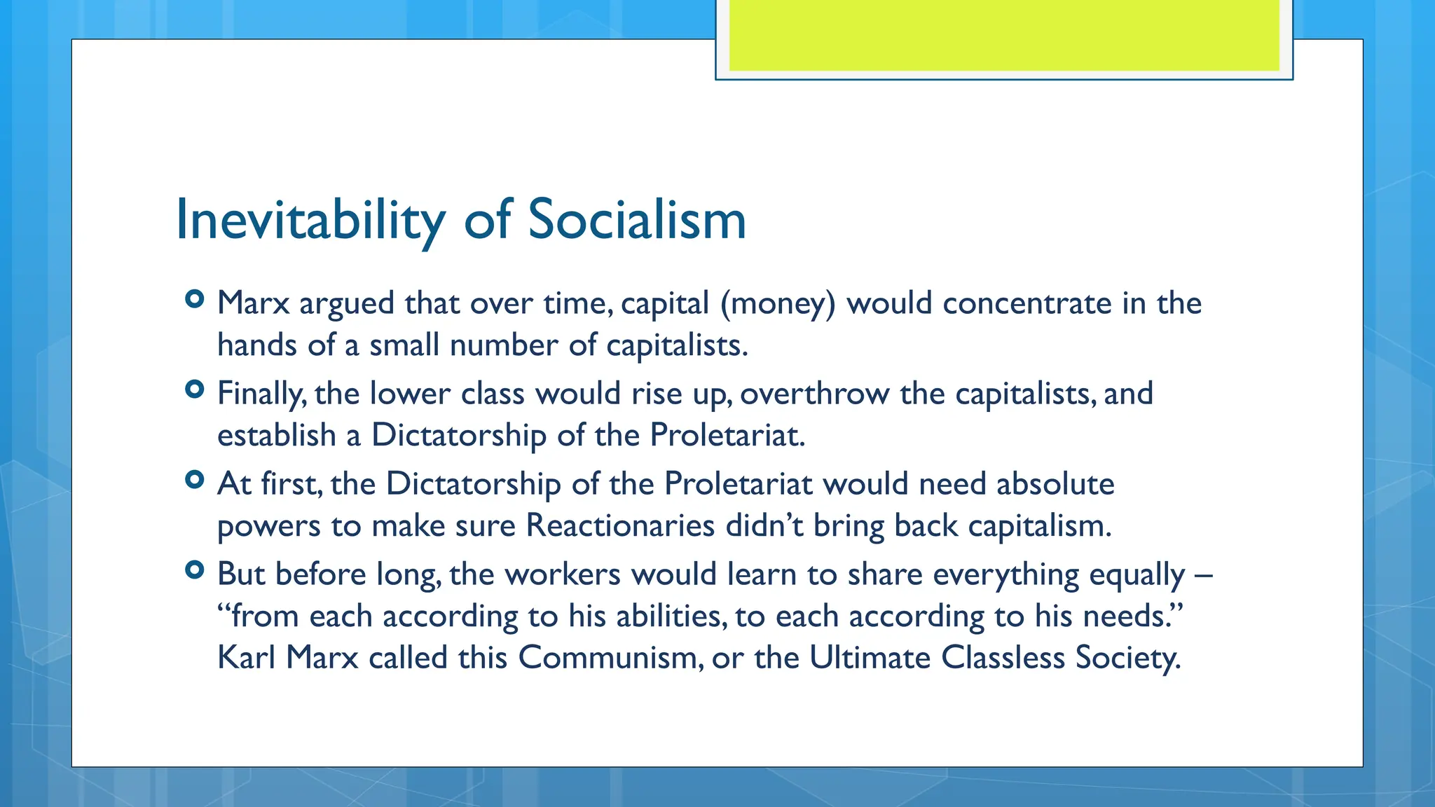 Karl Marx presentation on history and works | PPTX