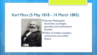 Karl Marx presentation on history and works | PPTX