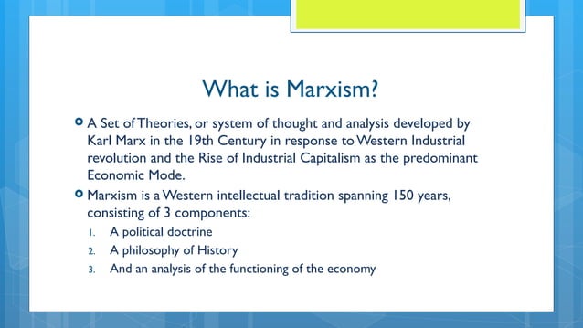 Karl Marx presentation on history and works | PPTX