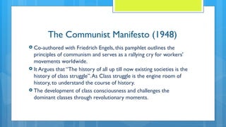 Karl Marx presentation on history and works | PPTX