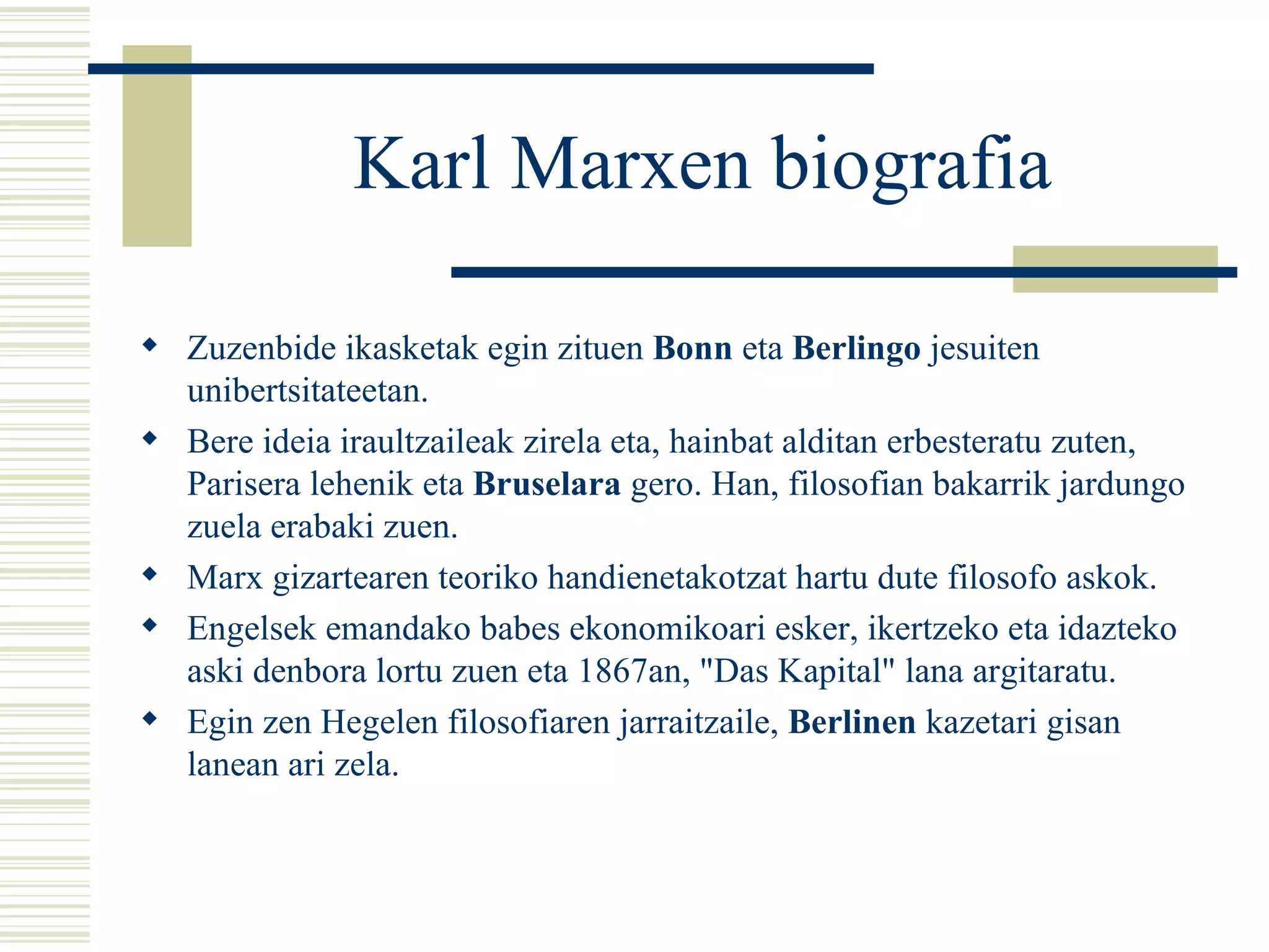 Karl Marx (1818 1883) | PPT