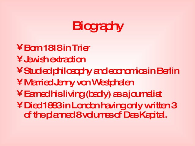 Karl Marx And Marxism | PPT