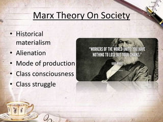 Karl marx and sociology of ethnicity | PPTX