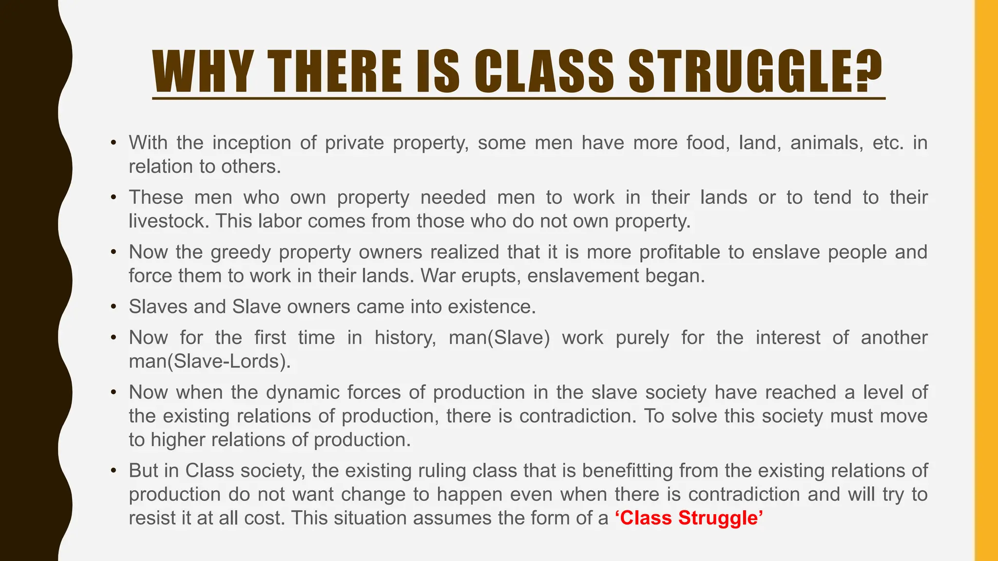 KARL_MARX_CLASS_STRUGGLE intellectual property pptx | PPTX