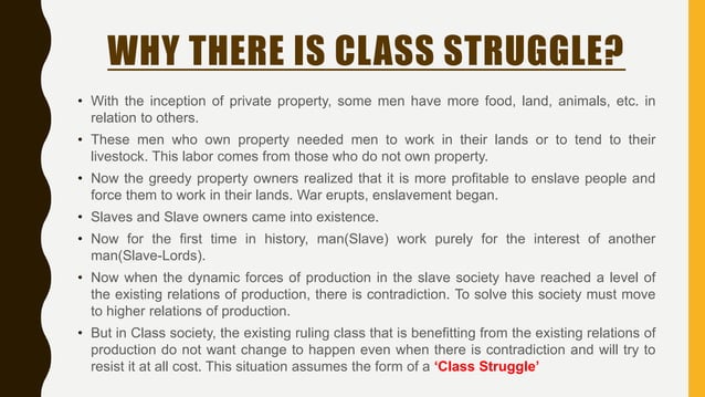 KARL_MARX_CLASS_STRUGGLE intellectual property pptx | PPT