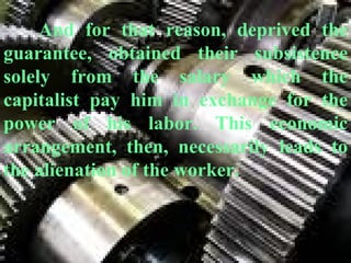 Karl Marx: Alienated Labor and Communism | PPT