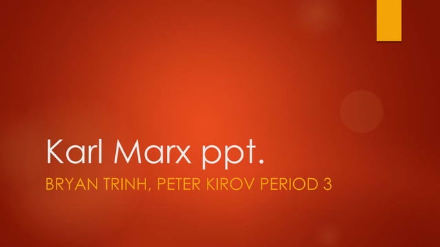 Karl marx ppt | PPT