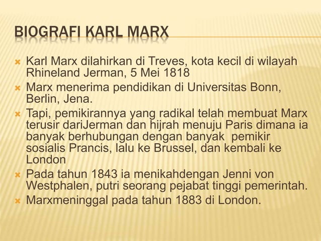 Karl marx ppt | PPTX