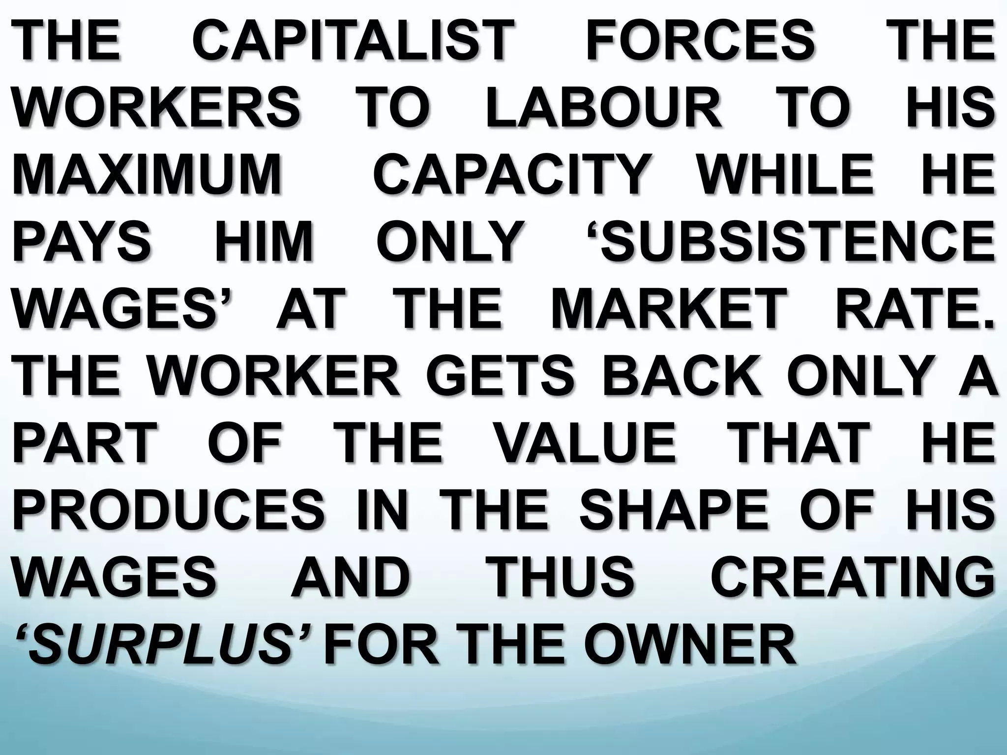 Karl Marx: Theory of Surplus-Value | PPTX