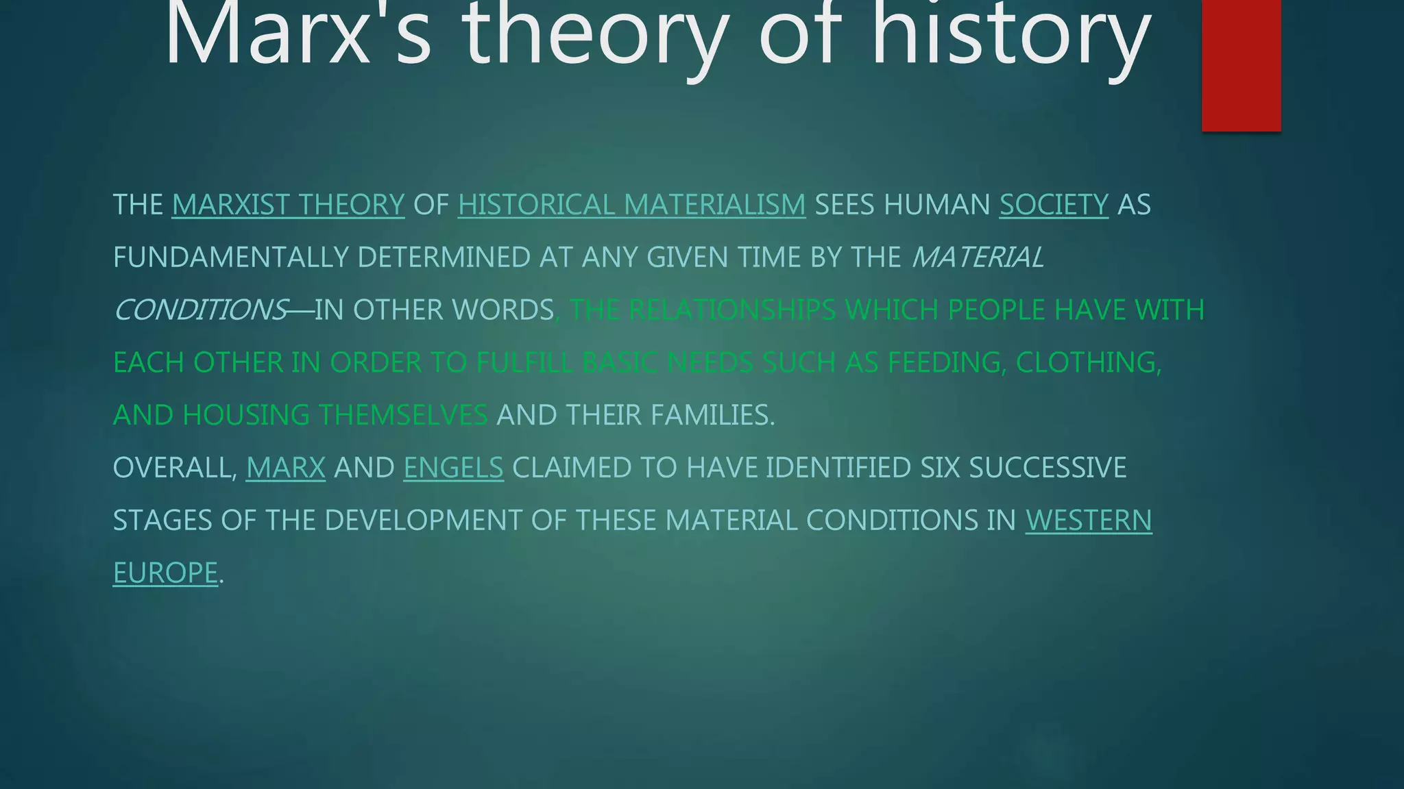 Karl Marx on society | PPTX