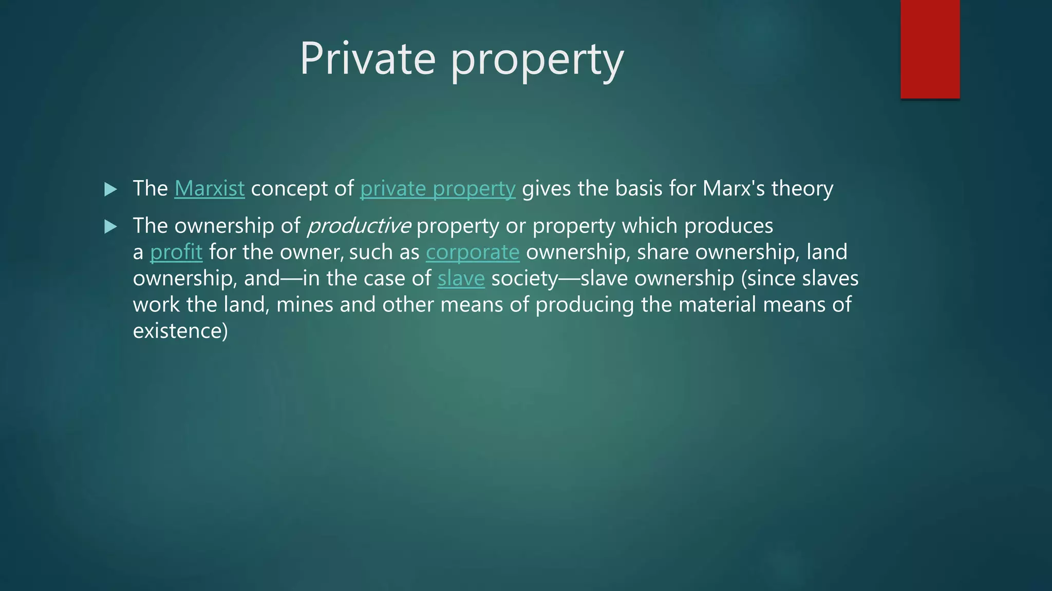 Karl Marx on society | PPTX