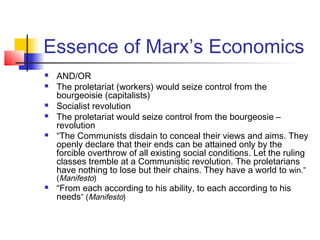 Karl Marx- Labor theory of value | PPT