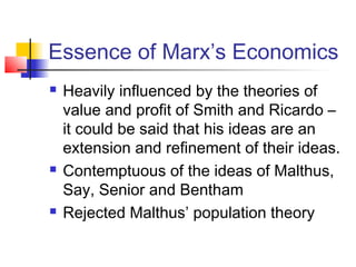 Karl Marx- Labor theory of value | PPT