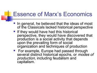 Karl Marx- Labor theory of value | PPT
