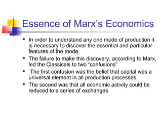 Karl Marx- Labor theory of value | PPT
