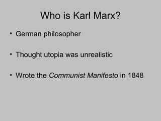 Karl Marx Notes | PPT