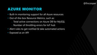 Monitoring real-life Azure applications: When to use what and why | PPT