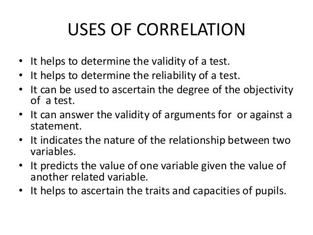 Karl pearson's coefficient of correlation