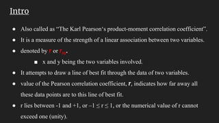 Karl pearson's correlation | PPTX