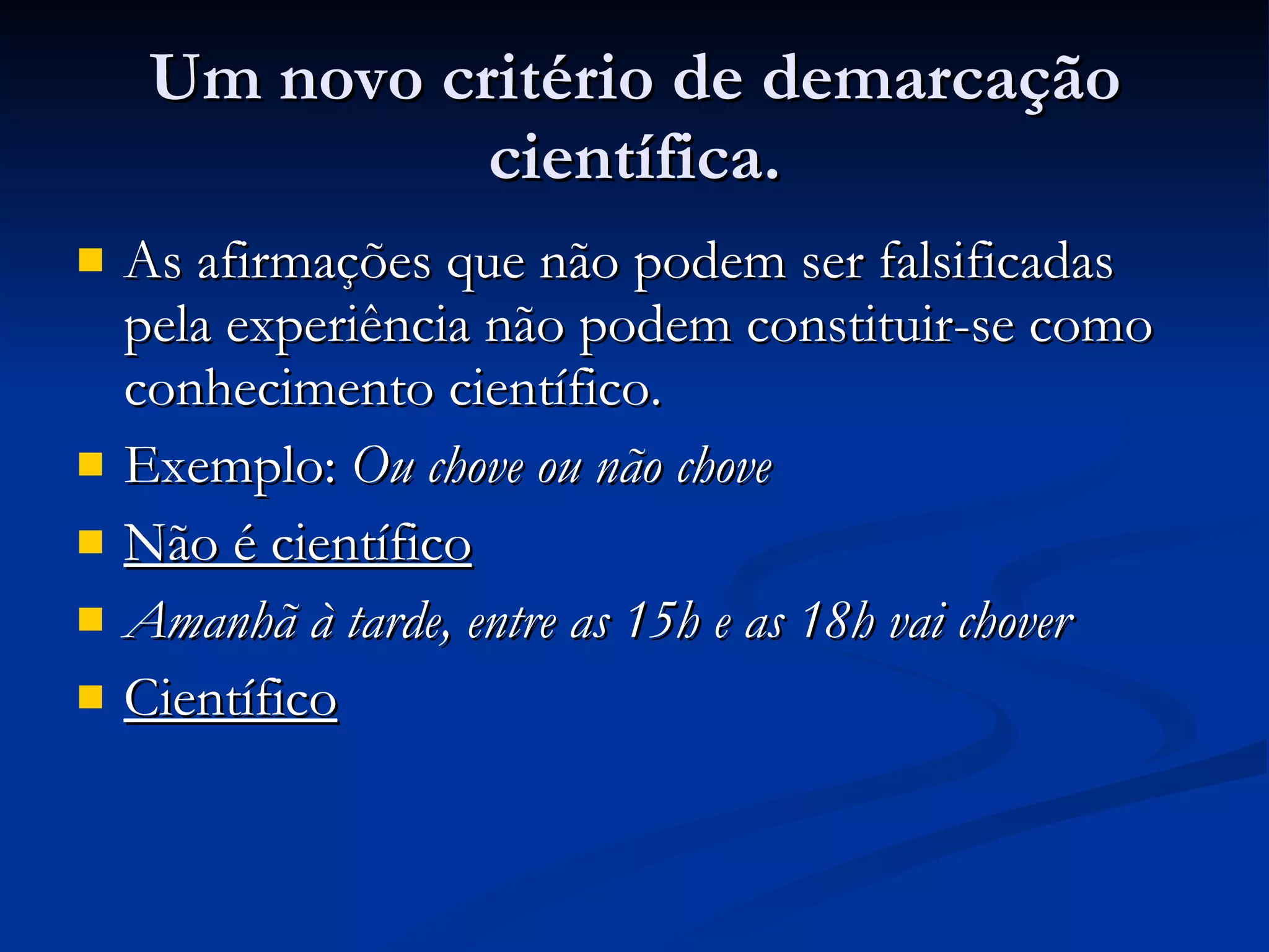 Karl Popper e o Falsificacionismo | PPT