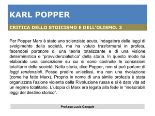Karl Popper by lucia gangale | PPT