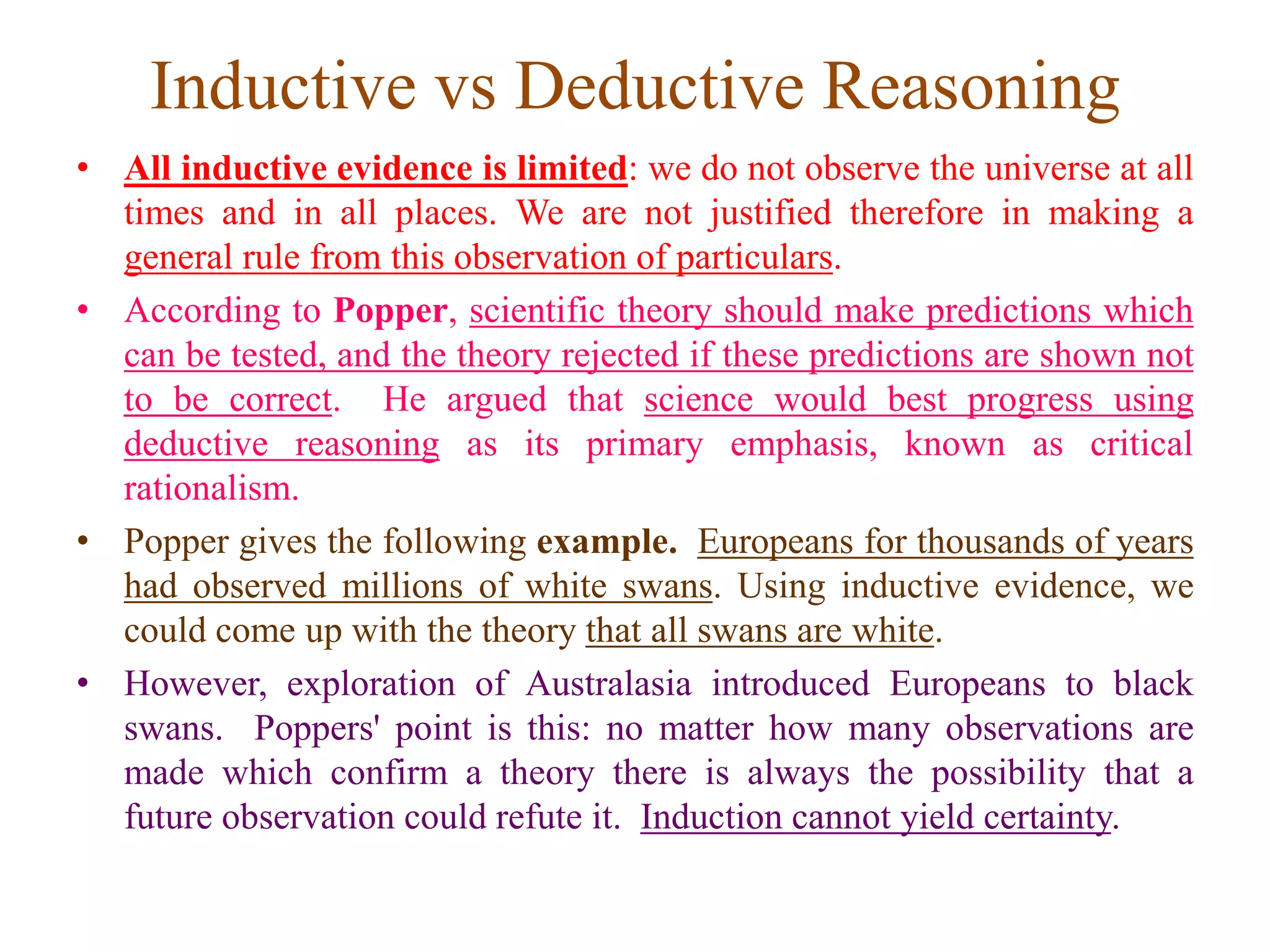 Karl Popper's Theory of Falsification | PDF