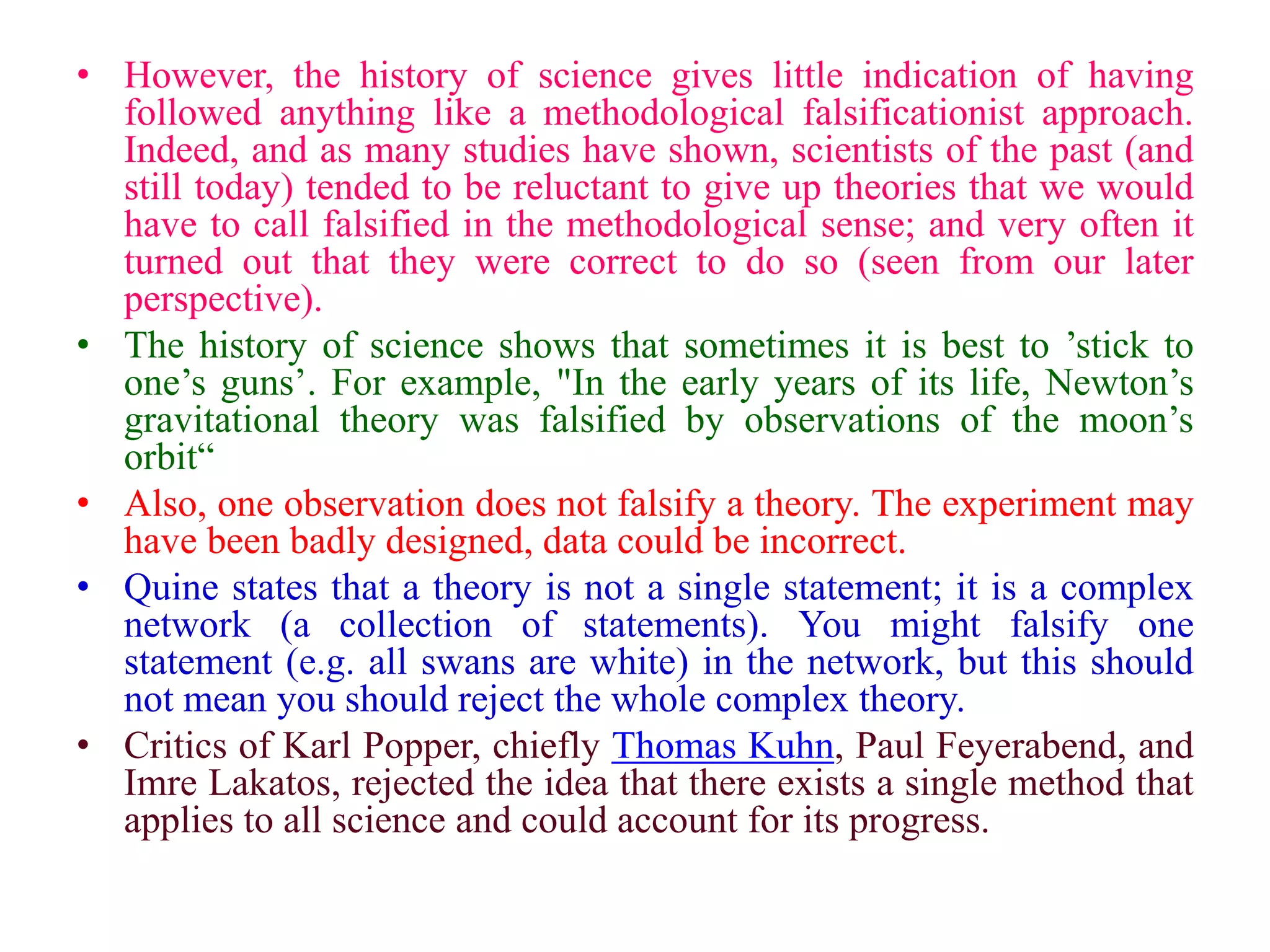 Karl Popper's Theory of Falsification | PDF