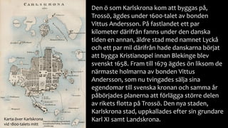 Karlskronas historia | PPT