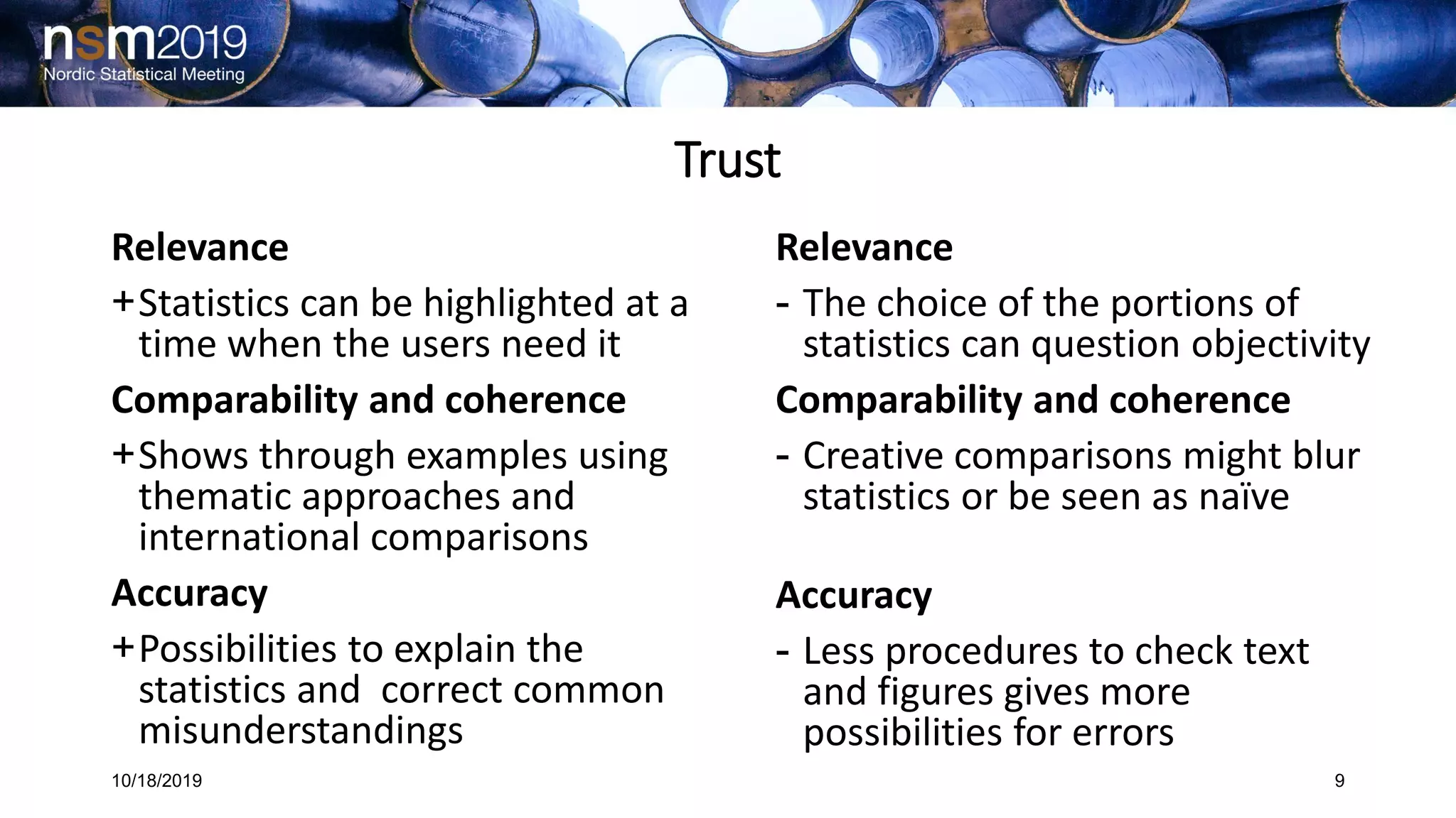 Ethos patos and logos for building trust in official statistics, Ann ...