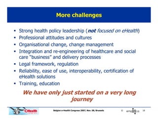 Vision, reality and challenges | PPT