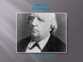 Karl Weierstrass | PPTX