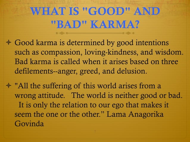 Karma | PPT