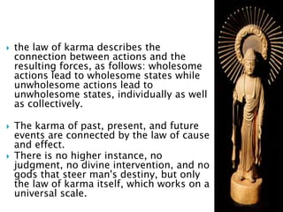 Karma, The Basic Lesson. (from religious sayings to Management) | PPTX