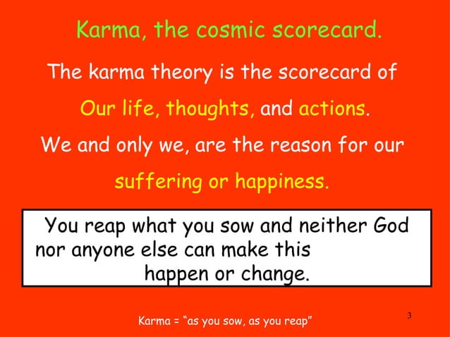 Karma In A Nutshell | PPT